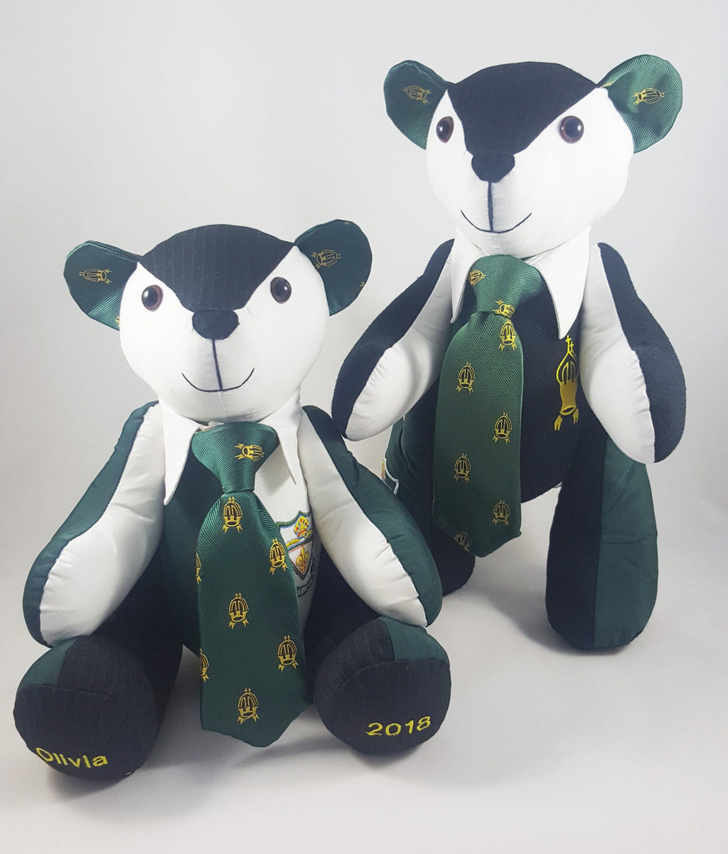 Memory Bear - Uniform Bear - Patch Design | Lily Grace Keepsakes