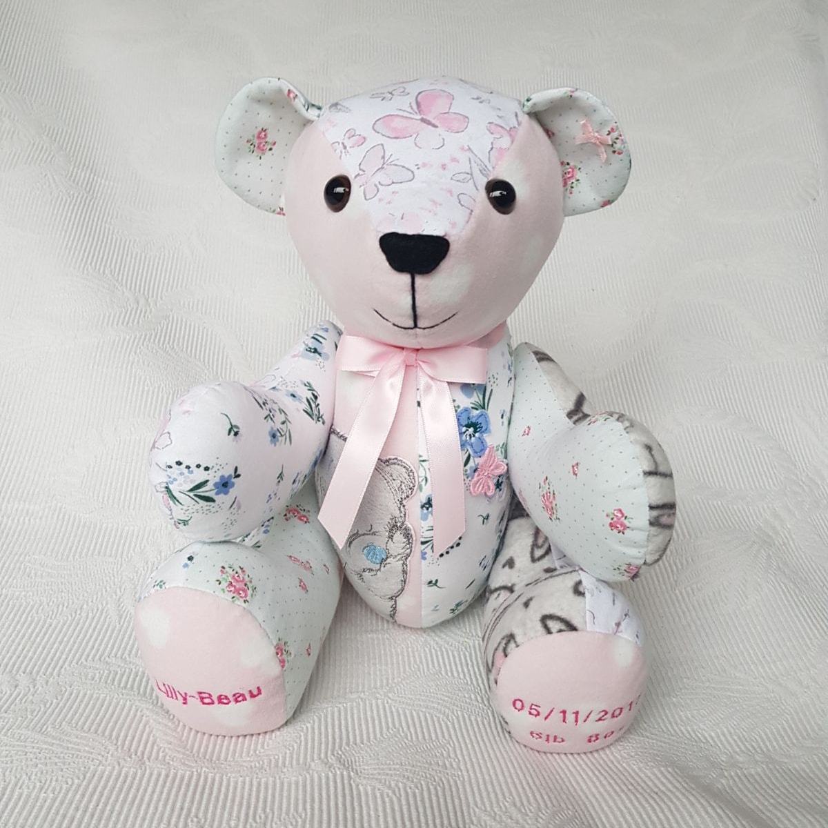 Memory Bear - Patch Design | Lily Grace Keepsakes